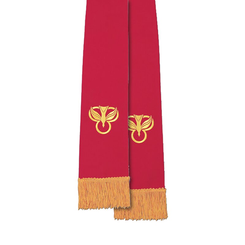 Reversible Red/White Stole - Religious Supply Center