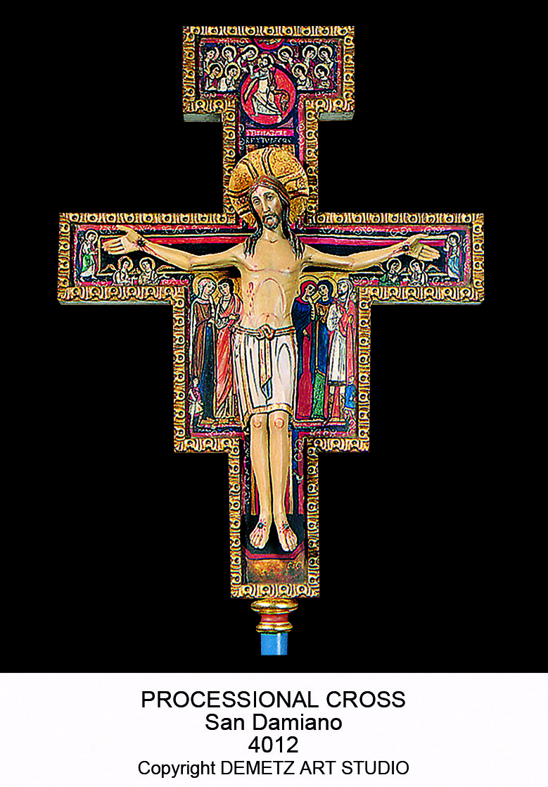 Processional Cross San Damiano - Religious Supply Center