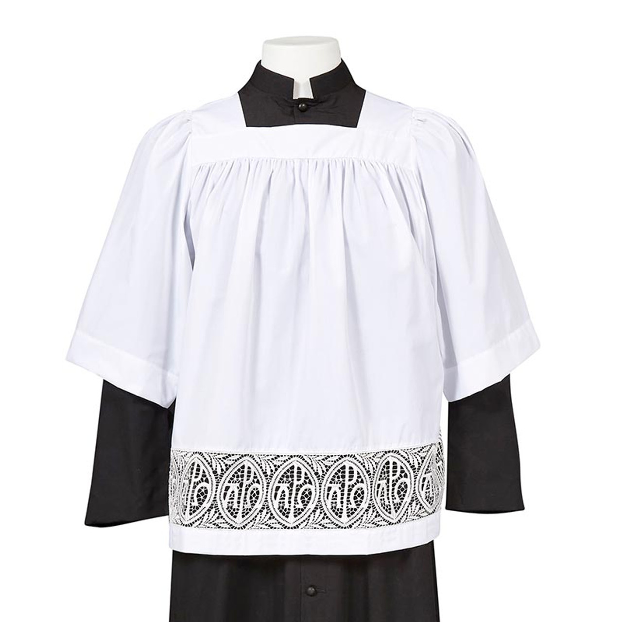 Alpha & Omega Altar Server Surplice - Religious Supply Center