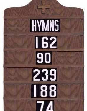 Hymn Boards - Religious Supply Center